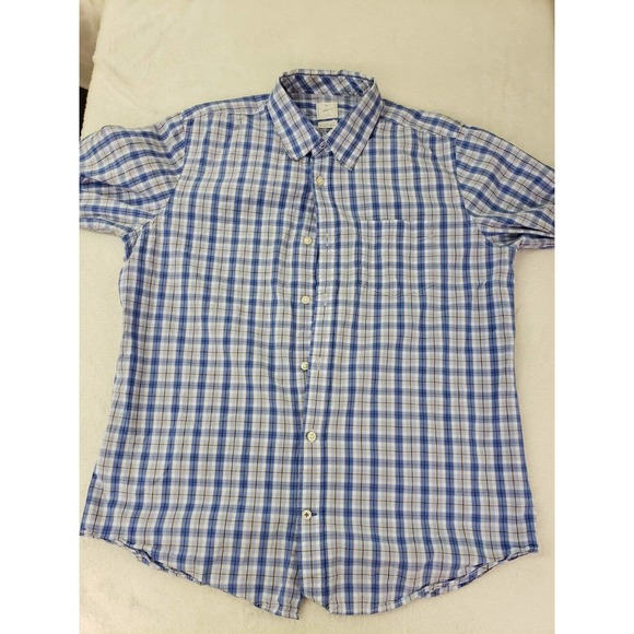 GAP | Shirts | Gap Livedin Mens Blue Long Sleeve Button Up Shirt Sz ...